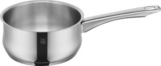 WMF Diadem Plus Stielkasserolle 16cm ohne Deckel, Kochtopf klein 1,5l, Milchtopf Induktion, Cromargan Edelstahl poliert, unbeschichtet