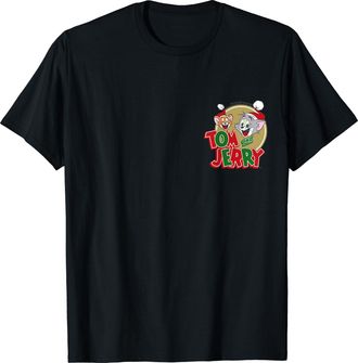 Tom & Jerry Weihnachten Tom & Jerry Christmas Logo T-Shirt