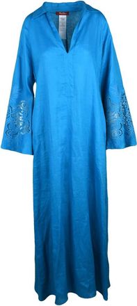 Max Mara Femme, Robes, Bleu, Taille: 38 FR Strano Dress