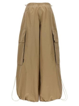 Palm Angels Nylon Parachute Cargo Pants - Beige