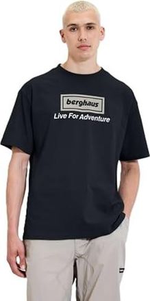 Berghaus Adventure Tour T-shirt en coton imprim&eacute; dos noir, Noir, 3XL