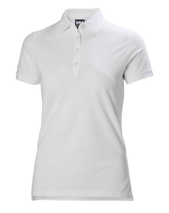 Helly Hansen Damen W Crew Pique 2 Polo, Weiß, 2XL