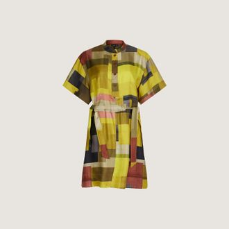 SOEUR ROBE WANDA JAUNE/KAKI