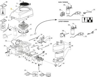 STIGA Sports ORIGINAL STIGA Rasentraktor Motorhaube TRE0701 118551261/0