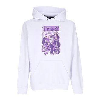 Octopus Wei&szlig;e Kapuzen-Sweatshirt mit Grafik - - Sweatshirts & Hoodies - Herren - Wei&szlig; - XL