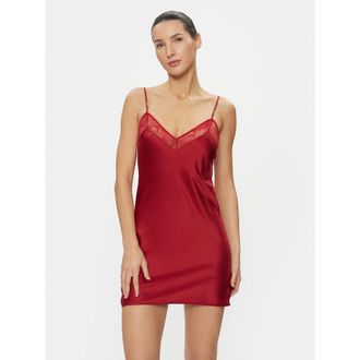 Chantelle Nachthemd Orchids C11U40 Rot Regular Fit