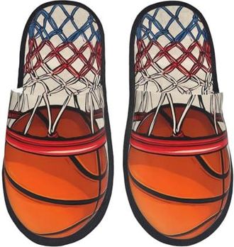 Generic Tir De Basket-Ball Unisexe Slippers Doux Pantoufles L&eacute;g&egrave;res Chaussons Pour Automne Ext&eacute;rieur Int&eacute;rieur M