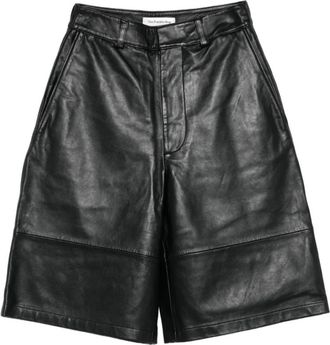 Frankie Shop Femme, Shorts, Noir, Taille: 40 FR Leather Panelled Short