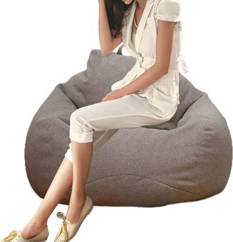 Generic Nur Sitzsackbezug, Sitzsack f&uuml;r Erwachsene, Sitzsackbezug zur Aufbewahrung - kleiner Bezug f&uuml;r Faultier ohne F&uuml;llung, Sitzsackbezug, maschinenwaschbar