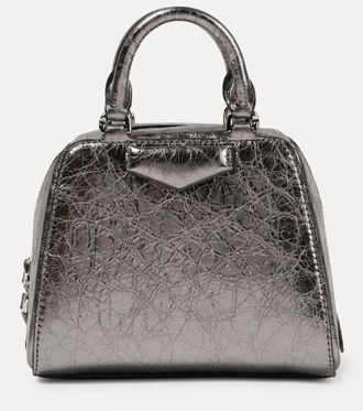 Givenchy Tote Antigona Cube Nano aus Metallic-Leder