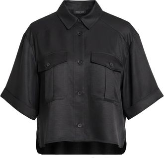 Anine Bing Femme, Blouses et Chemises, Noir, Taille: 42 FR A-07-12487 Chemise Courte