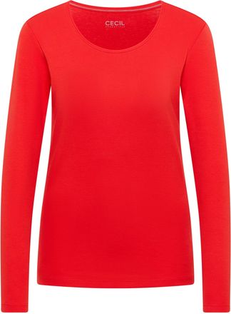 Cecil Basic Langarmshirt universal Blue XXL