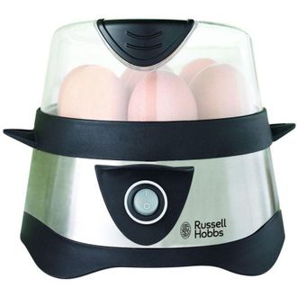 Russell Hobbs Russell Stylo 14048-56 Eierkocher Silber und Schwarz