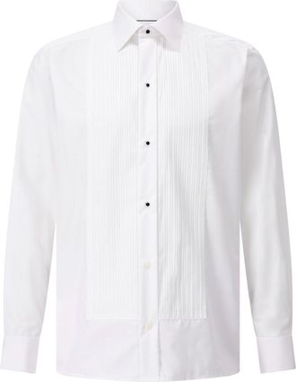 Eton Contemporary-Fit Twillhemd mit Plissee-Detail