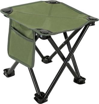 Generico Campingst&uuml;hle, zusammenklappbar, leichte Angelsitze mit Oxford-Stoff, Campingstuhl, schnell montierbar, robust, mit Seitentaschen und Rutschfester Unt