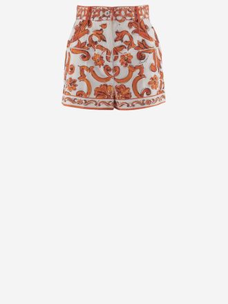 Dolce & Gabbana Short en coton m&eacute;lang&eacute; extensible