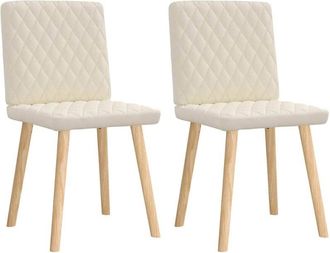 vidaXL Esszimmerst&uuml;hle 2 Stk. Leinen vidaXL