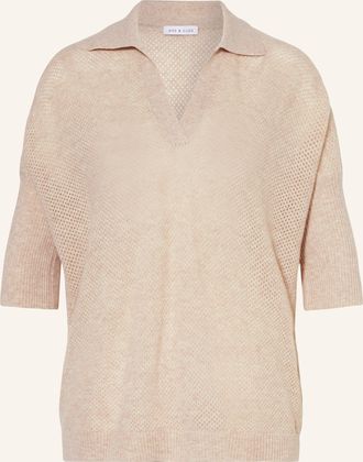 Mrs & Hugs Mrs & Hugs Pullover Mit 3/4-Arm beige