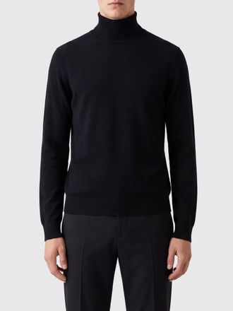 Drumohr Lang&auml;rmeliger Rollkragenpullover aus feiner Super 140s Schurwolle