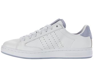 K-Swiss Womans Lozan Klub LTH Sneaker, Wht/Wht/Heather Sd, 41.5 EU