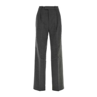 Self Portrait Straight Hosen - - Trousers - Damen - Grau - XS