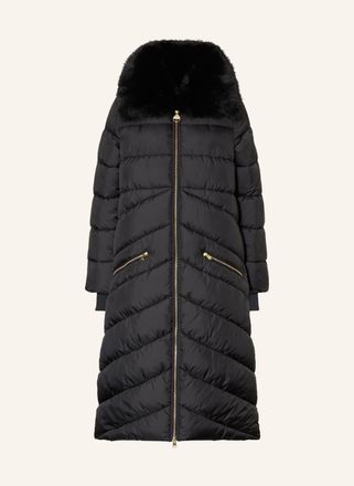Barbour Steppmantel Longline Cyrus schwarz