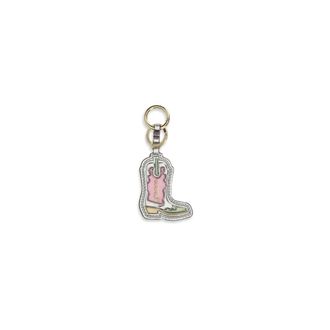 Ganni Polyethylen-Schl&uuml;sselanh&auml;nger - - Accessories - Damen - Grau - ONE SIZE