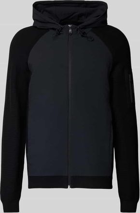 HUGO BOSS Regular Fit Sweatjacke aus Viskose-Mix Modell URBAN COMMUTER
