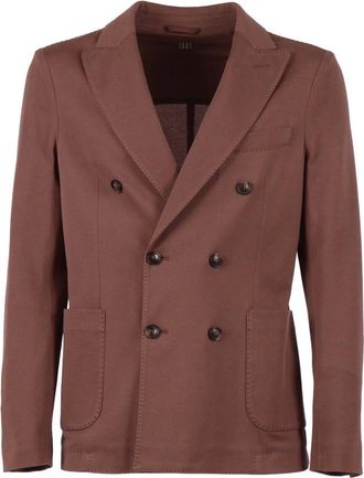 Circolo 1901 Homme, Vestes, Brun, Taille: 2XL Giacca Doppio Petto