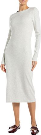 Replay Damen W9222 Kleid, M17 SUPER Light Grey Melange, S