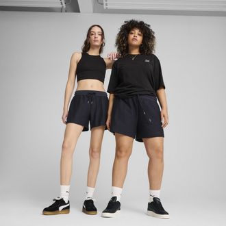 Puma PREMIUM ESS 4 Jacquard-Shorts in A-Linie Damen, Accessoires, Blau, XS