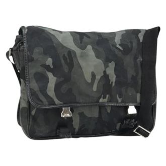 Prada Pre-owned Nylon Schultertasche - - Pre-owned - Damen - Gr&uuml;n - ONE SIZE