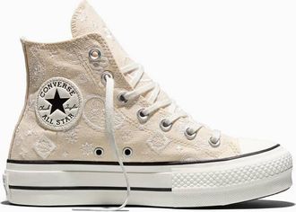 Converse Chuck Taylor All Star Lift plateforme cachemire pop en ivoire naturel/egret/noir-Blanc