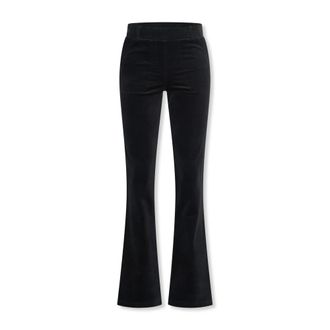Hart by Helena Hart 7559 Broek Flair Velvet - - Trousers - Damen - Schwarzk - XL