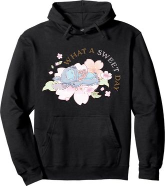 Disney Stitch What a Sweet Day Sakura Spring Cherry Blossom Pullover Hoodie