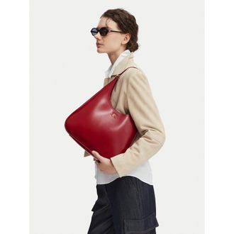 Calvin Klein Handtasche Calvin Klein Ck Medium Shoulder Bag LV04F3522G Rot