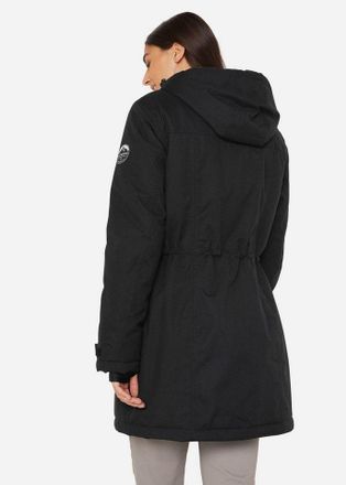 Bonprix Funktionsparka mit Teddyfleece, mit Kapuze, wasserdicht, l&auml;ssig geschnitten