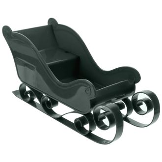 Soimiss Niedlicher Kleiner Weihnachtsschlitten aus Kunststoff Tisch und Baumschmuck Stabile Dekoration f&uuml;r Wohnzimmer und K&uuml;che Klassisches Design Gr&uuml;n