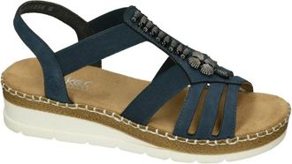 Rieker Damen, Schuhe, Blau, 40 EUGr&ouml;&szlig;e