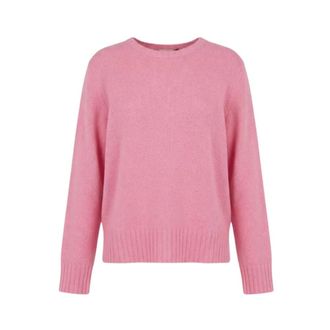 Liu Jo Strickpullover mit Rundhalsausschnitt - - Knitwear - Damen - Rosa - L