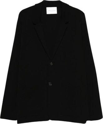 Roberto Collina Homme, Vestes, Noir, Taille: XL Jacket