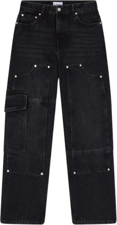 Ganni Femme, Jeans, Noir, Taille: W27 L33 Audri Jeans droits