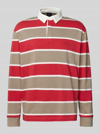 A|X Armani Exchange Regular Fit Poloshirt im lang&auml;rmeligen Design