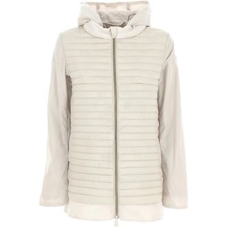 Save The Duck Elfenbeinfarbener Daunenmantel - - Coats - Damen - Beige - S