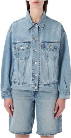 Levi's Femme, Vestes, Bleu, Taille: 40 FR Veste Trucker Ann&eacute;es 90