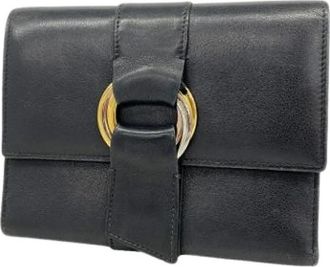 Cartier Pre-owned Vintage Tri-fold Wallet - Femme - Pre-owned - Noir - Taille: ONE Size