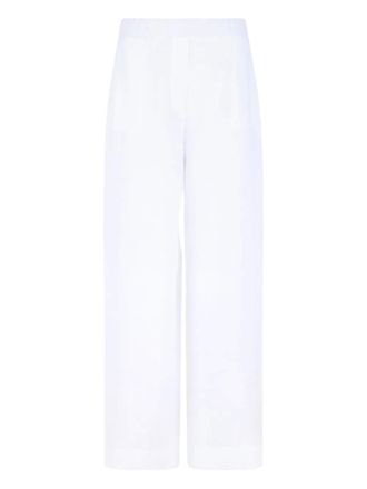 Gran Sasso pantalon &agrave; coupe droite - Blanc