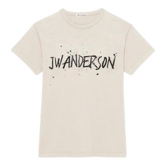 J.W.Anderson Homme, Tops, Beige, Taille: L T-shirt Circulaire
