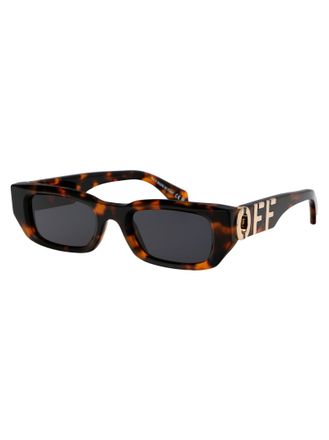 Off-white Unisex Sunglasses Fillmore Havana Dark Grey Acetate