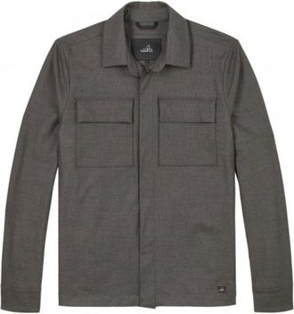 Wahts Wahts, Homme, Vestes, Brun, Taille: 3XL Overshirt élégant pour homme